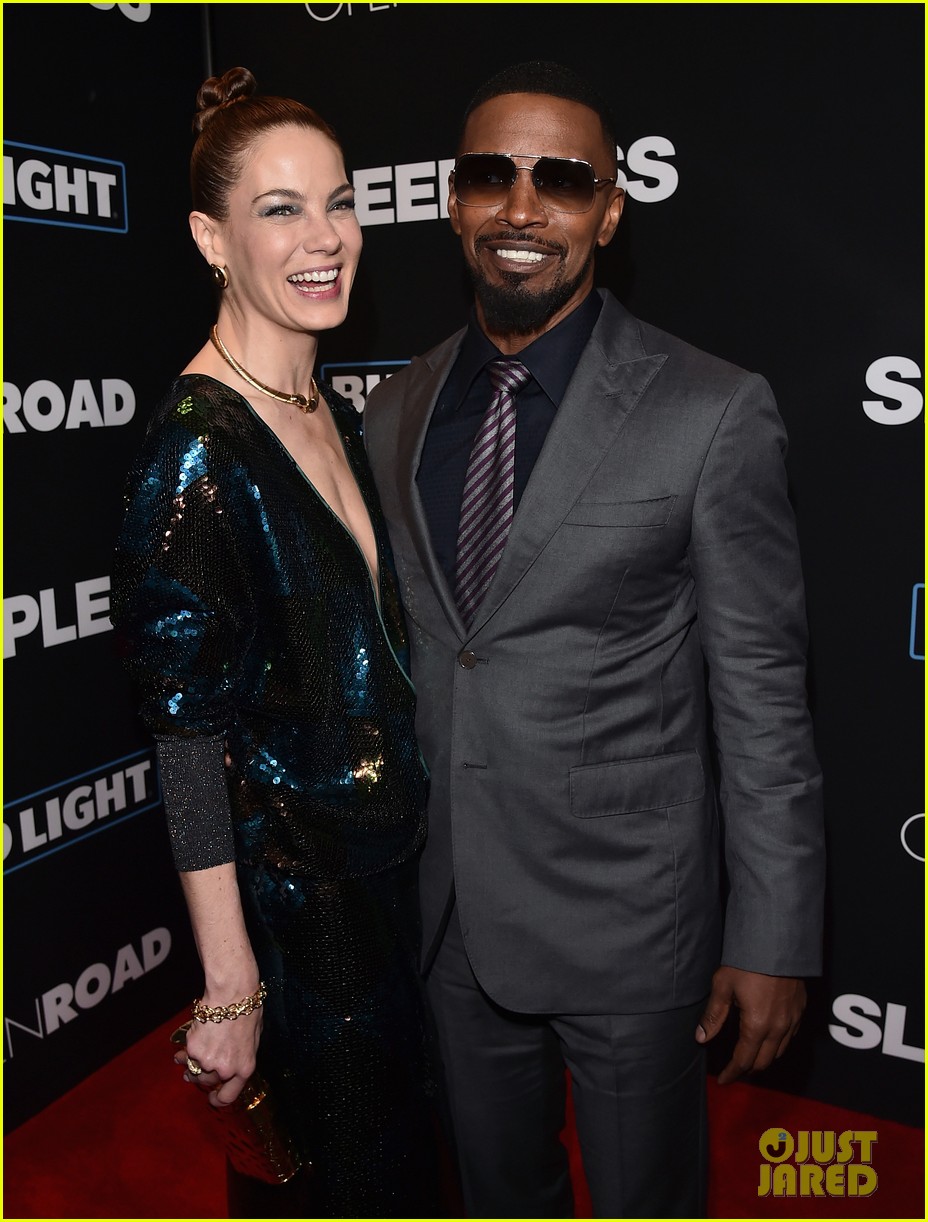 Jamie Foxx, Gabrielle Union & Michelle Monaghan Step Out at 'Sleepless ...