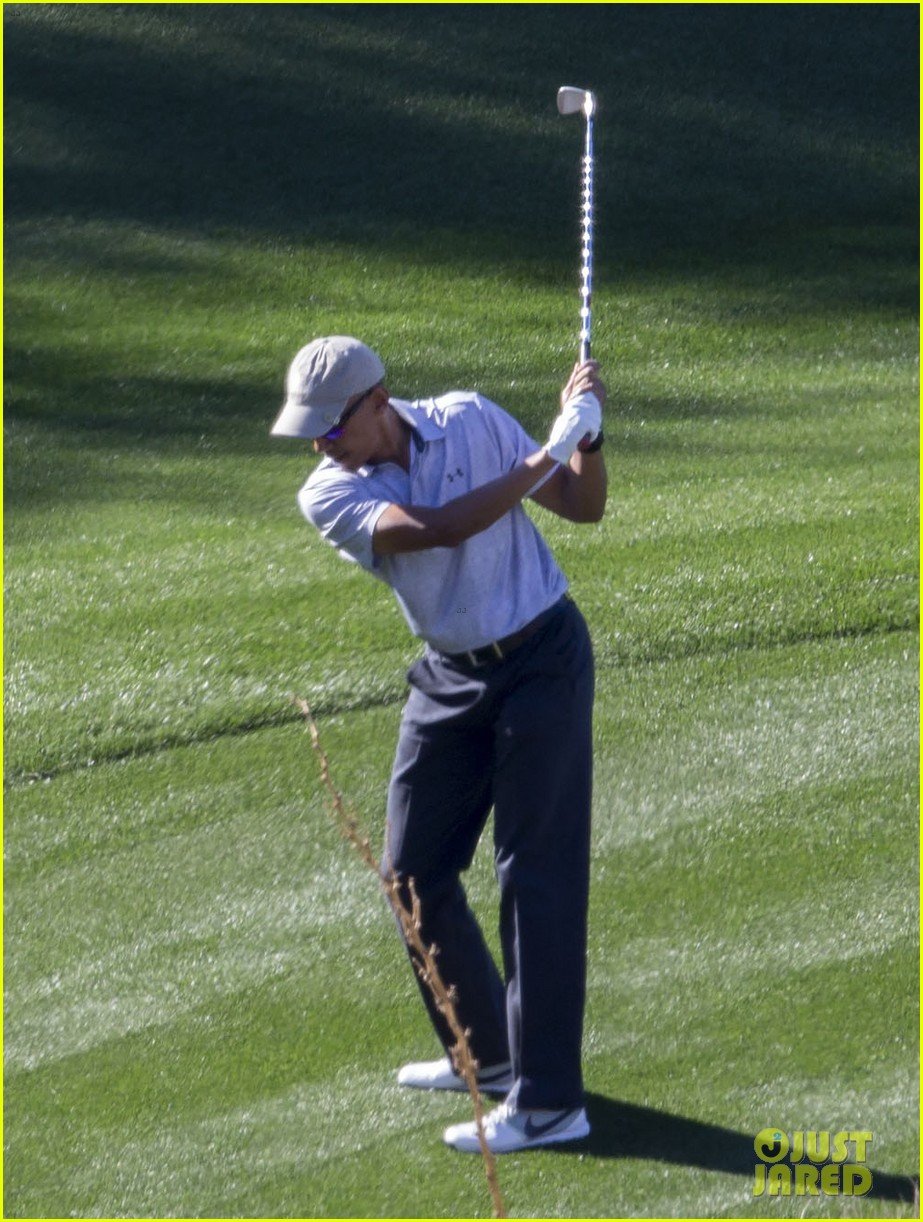 Barack Obama Hits the Golf Course After Leaving White House: Photo ...