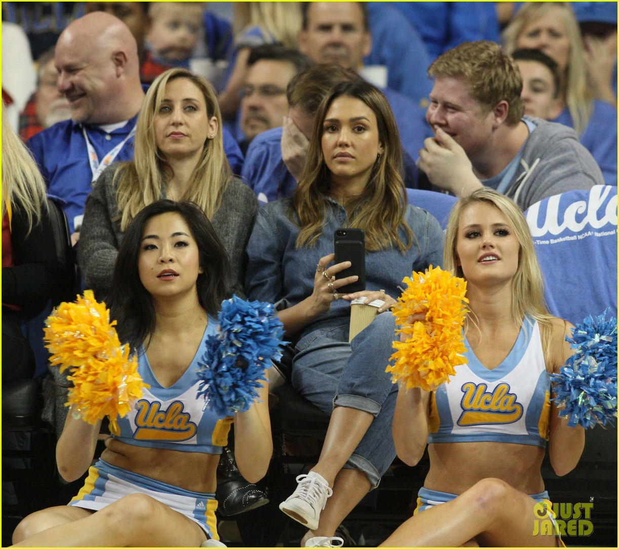 Caitlyn Jenner & Jessica Alba Sit Courtside at UCLA Game: Photo 3862512 ...