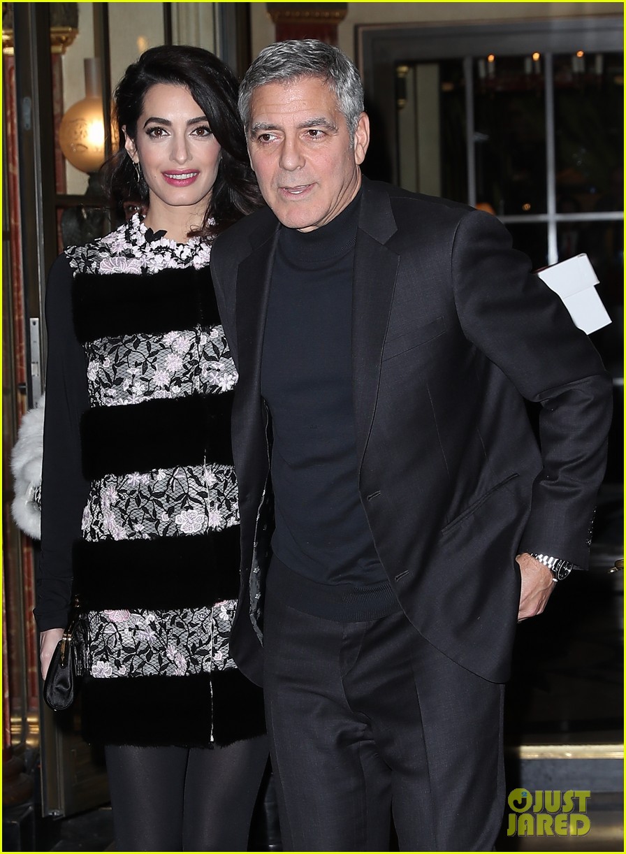George Clooney Gushes About Pregnant Wife Amal After Slamming Trump at ...