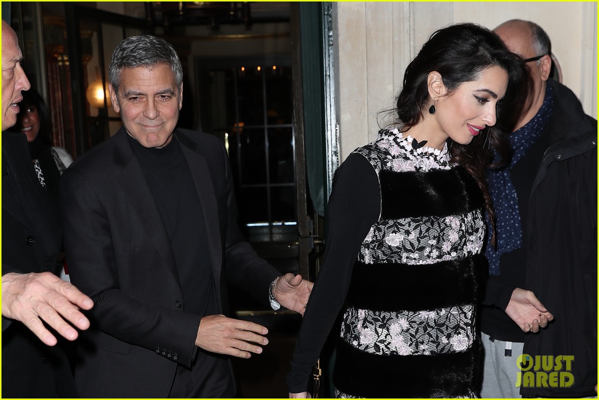 George Clooney Gushes About Pregnant Wife Amal After Slamming Trump at ...