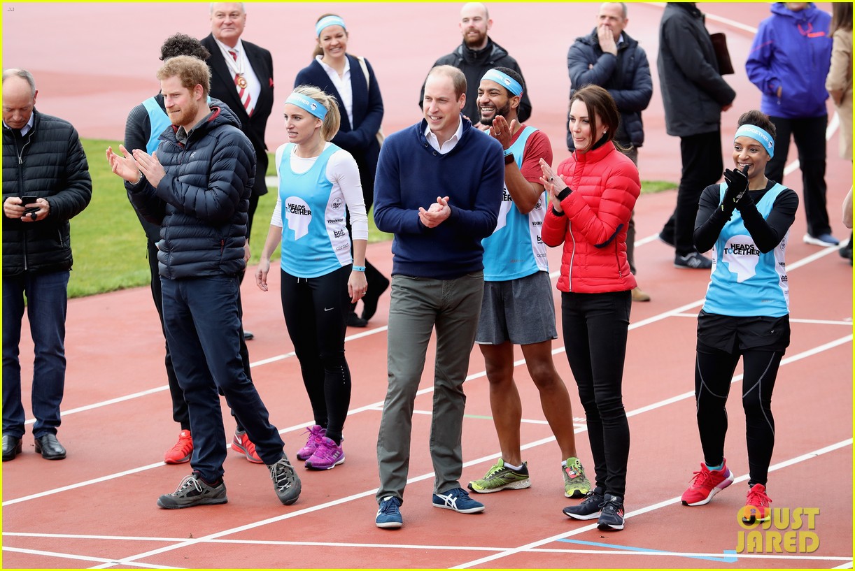 Photo: prince harry william kate run track 10 | Photo 3853356 | Just ...
