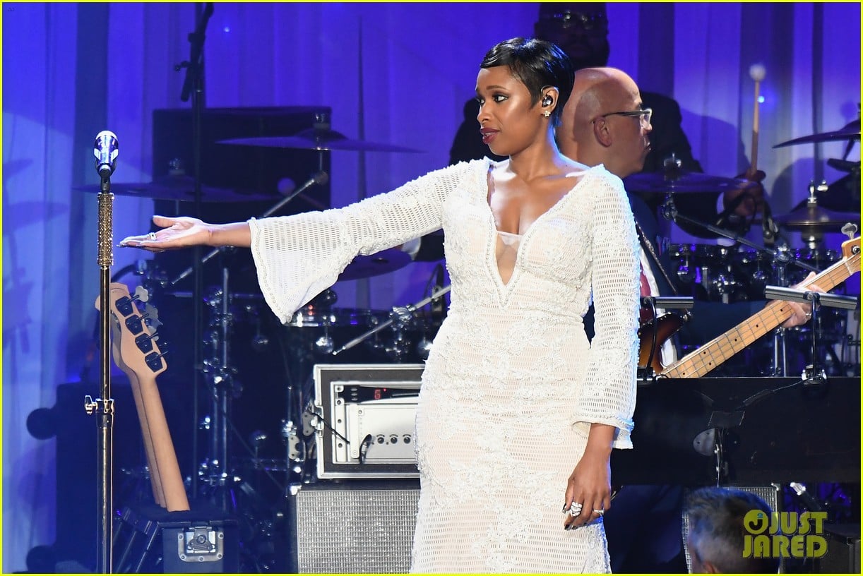 Jennifer Hudson & Cynthia Erivo Celebrate Grammy Nom at Clive Davis ...