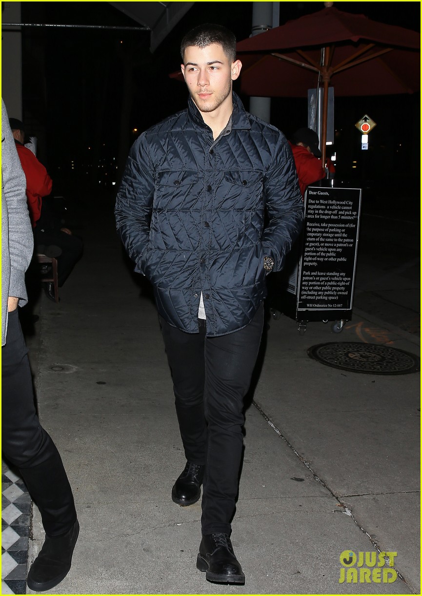 Nick Jonas Goes Out to Dinner After Night Out With Female Friend: Photo ...