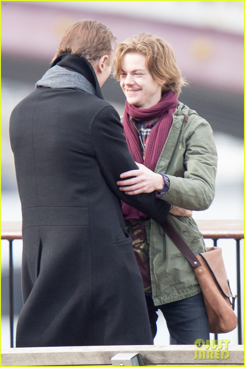 'Love Actually' Reunion Set Photos: Liam Neeson & Thomas Brodie ...