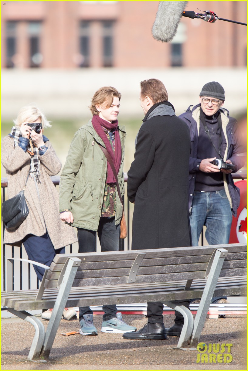 'Love Actually' Reunion Set Photos: Liam Neeson & Thomas Brodie ...