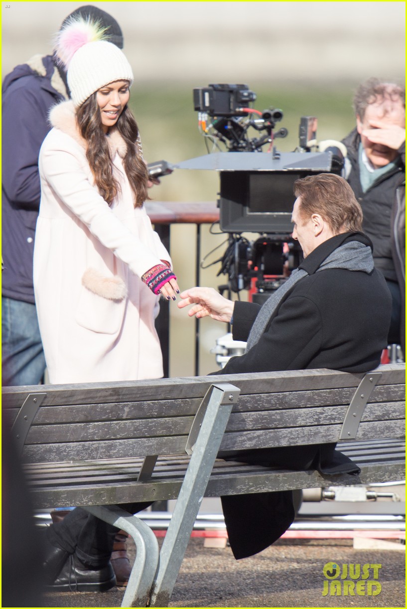 'Love Actually' Reunion Set Photos: Liam Neeson & Thomas Brodie ...