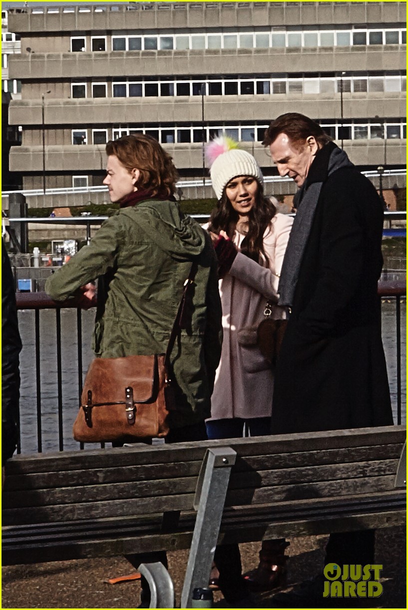 'Love Actually' Reunion Set Photos: Liam Neeson & Thomas Brodie ...