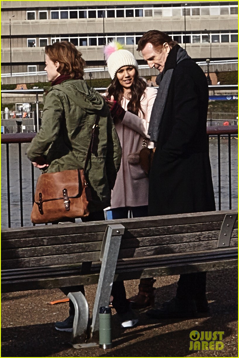 'Love Actually' Reunion Set Photos: Liam Neeson & Thomas Brodie ...