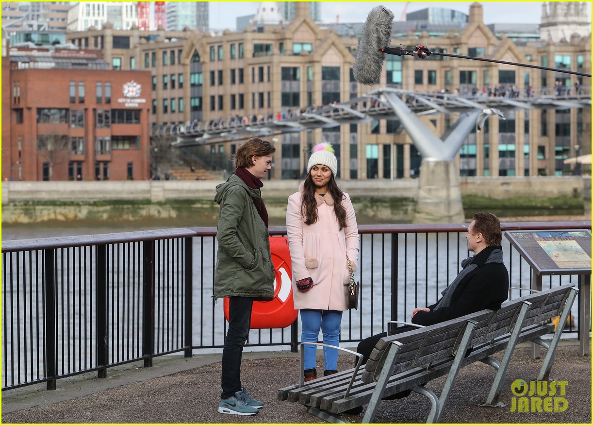 'Love Actually' Reunion Set Photos: Liam Neeson & Thomas Brodie ...