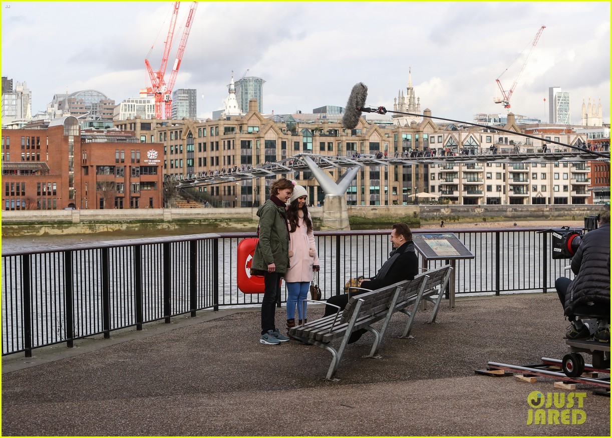 'Love Actually' Reunion Set Photos: Liam Neeson & Thomas Brodie ...