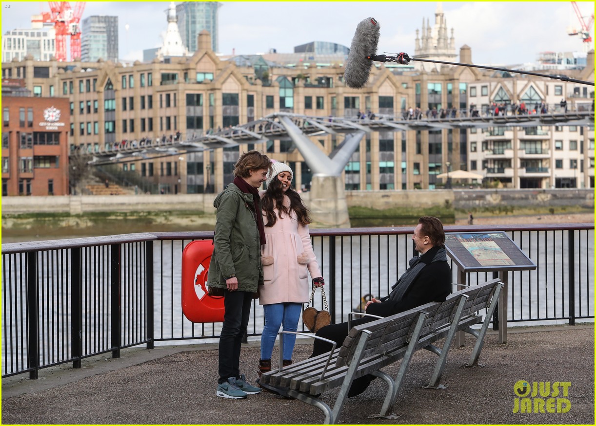 'Love Actually' Reunion Set Photos: Liam Neeson & Thomas Brodie ...