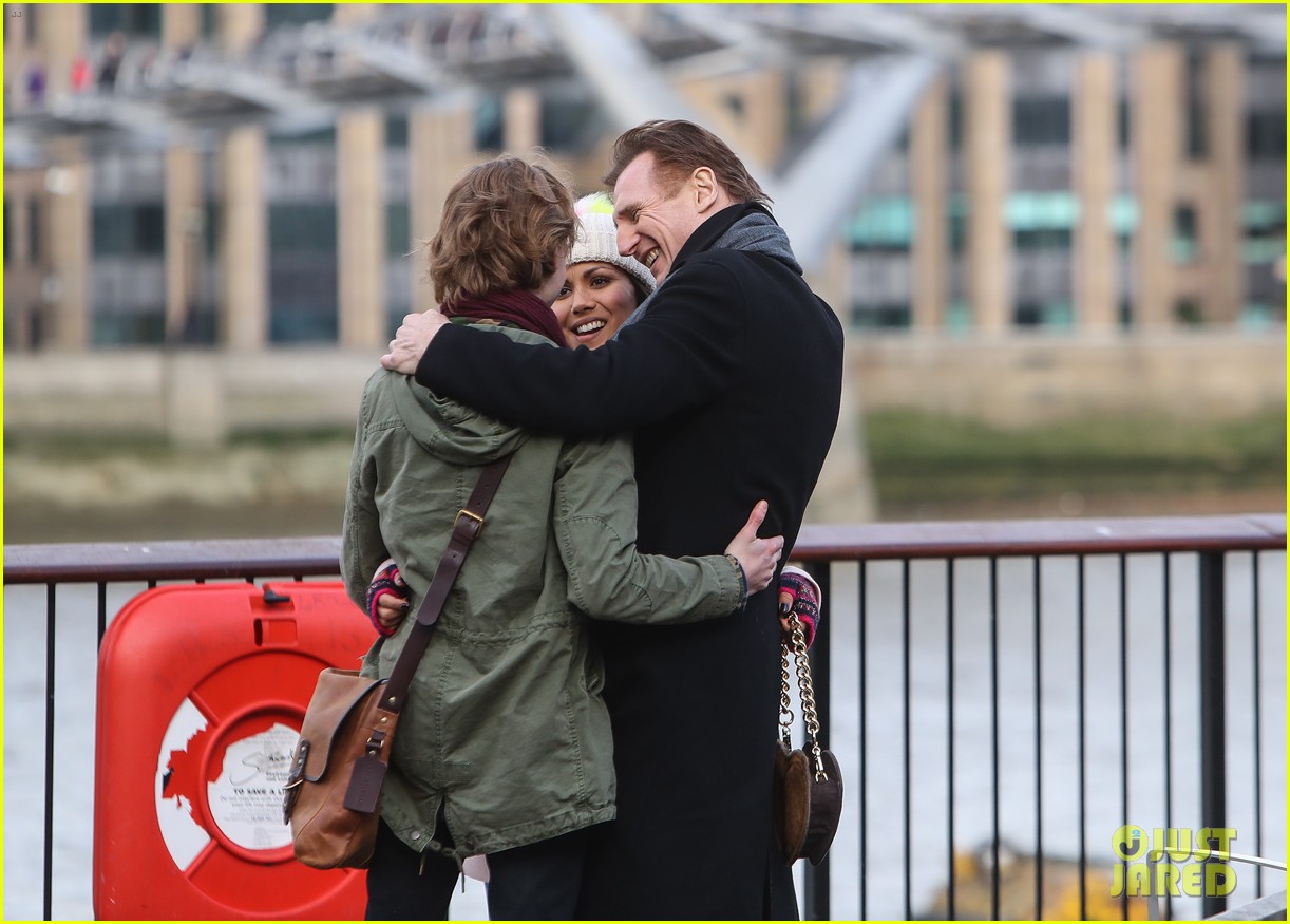 'Love Actually' Reunion Set Photos: Liam Neeson & Thomas Brodie ...