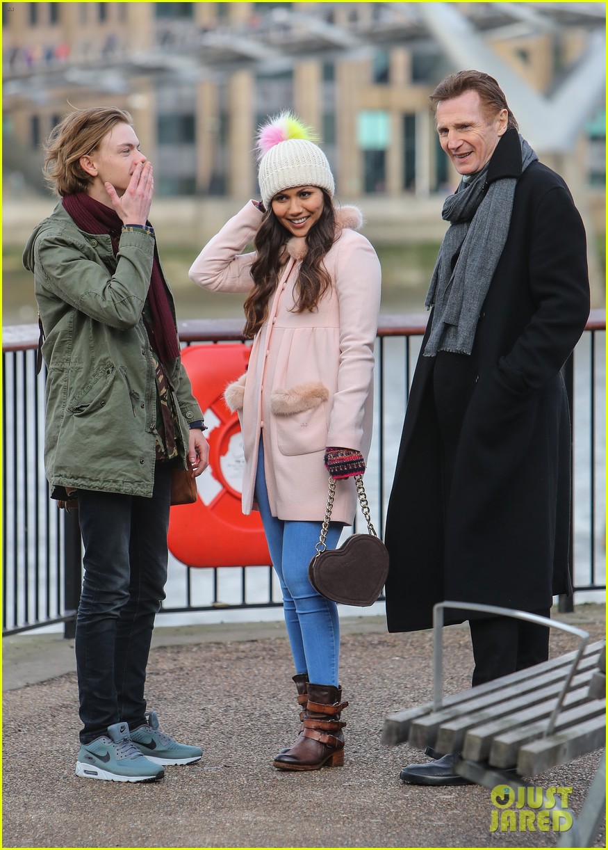 'Love Actually' Reunion Set Photos: Liam Neeson & Thomas Brodie ...