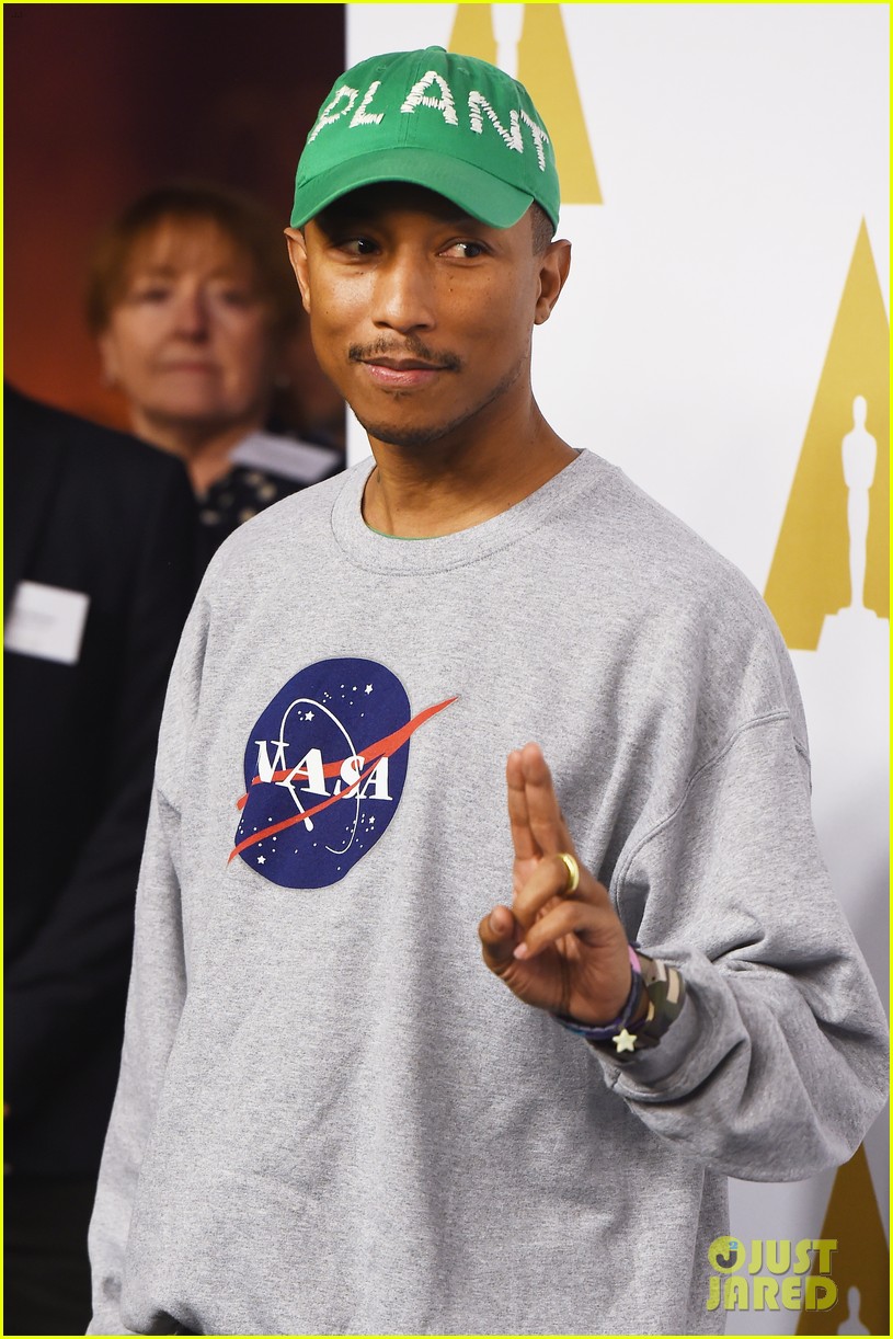 Justin Timberlake & Pharrell Williams Celebrate at Oscars Luncheon 2017 ...