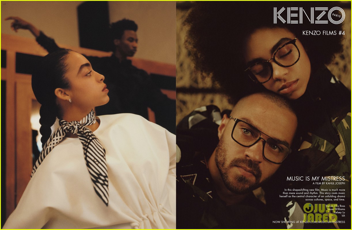 Jesse Williams & Tracee Ellis Ross Star in Kenzo's Spring Campaign ...