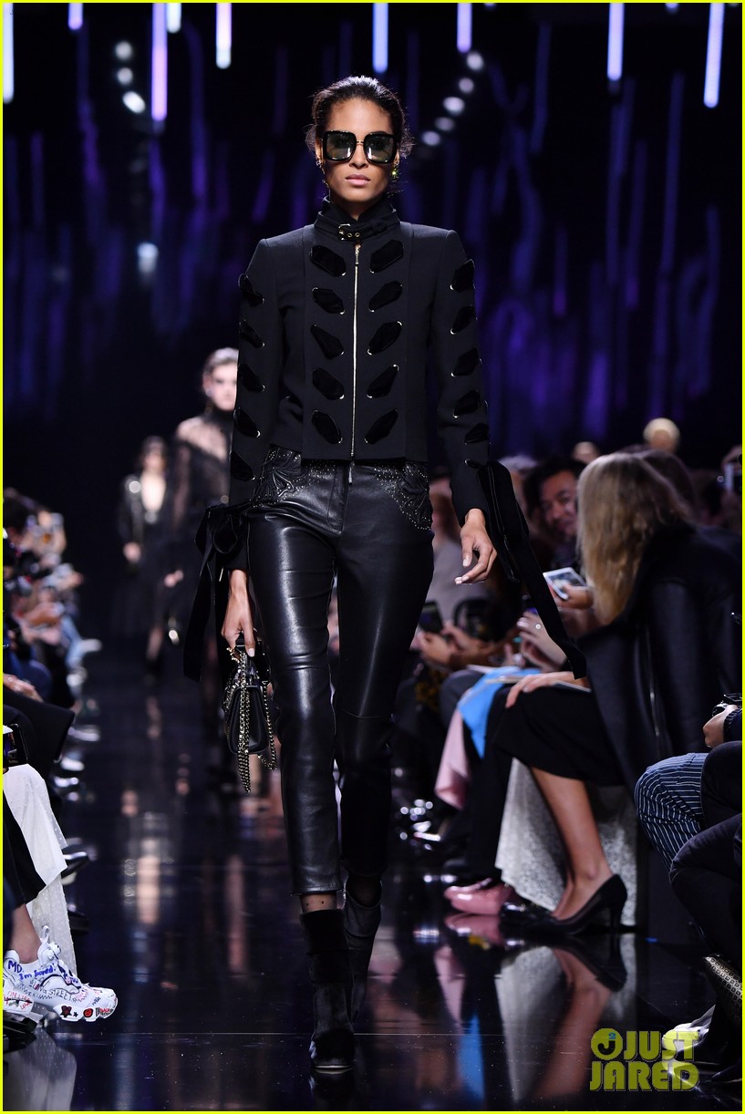 Hailey Baldwin & Cindy Bruna Are Goth Princesses in 'Elie Saab' Fashion ...