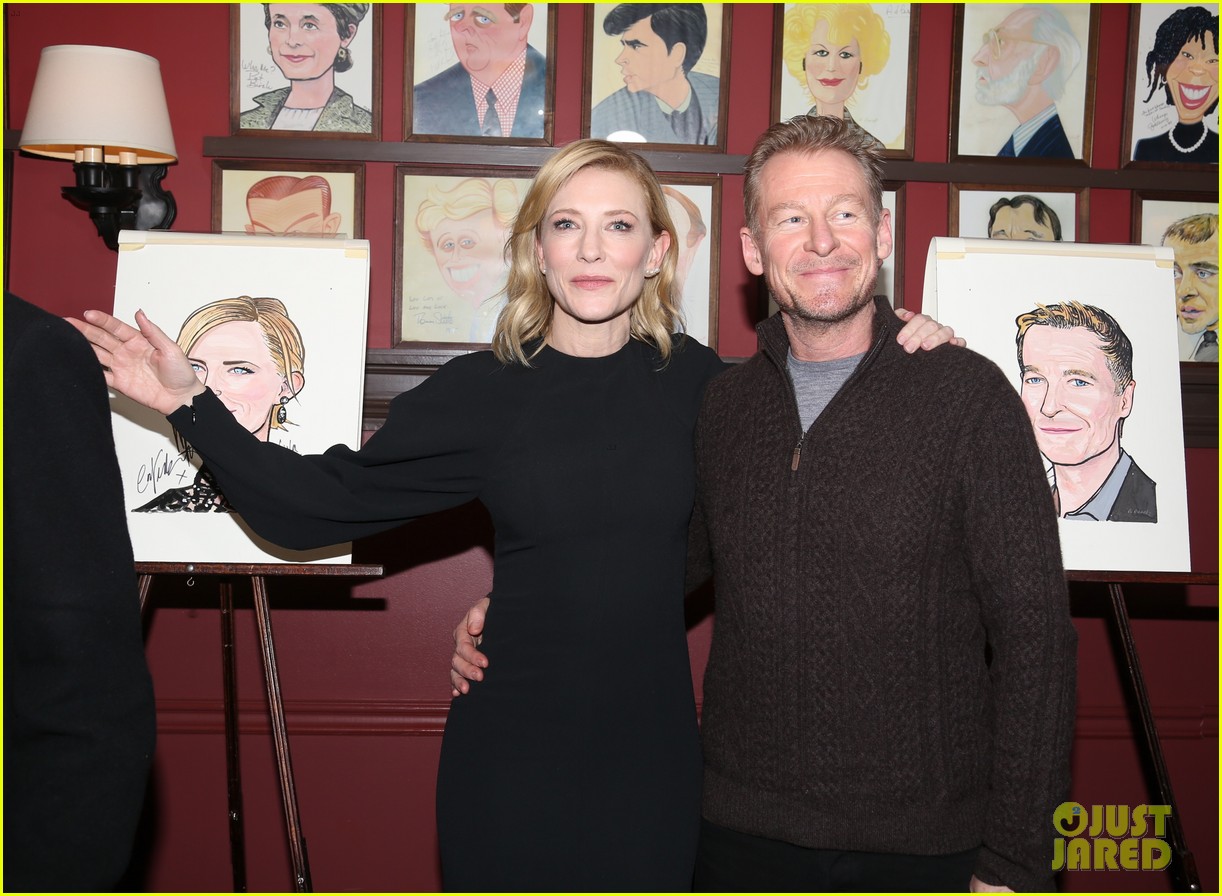 Cate Blanchett & Co-Star Richard Roxburgh Reveil Their Caricature Drawings in NYC!: Photo ...