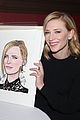 Cate Blanchett & Co-Star Richard Roxburgh Reveil Their Caricature Drawings in NYC!: Photo ...