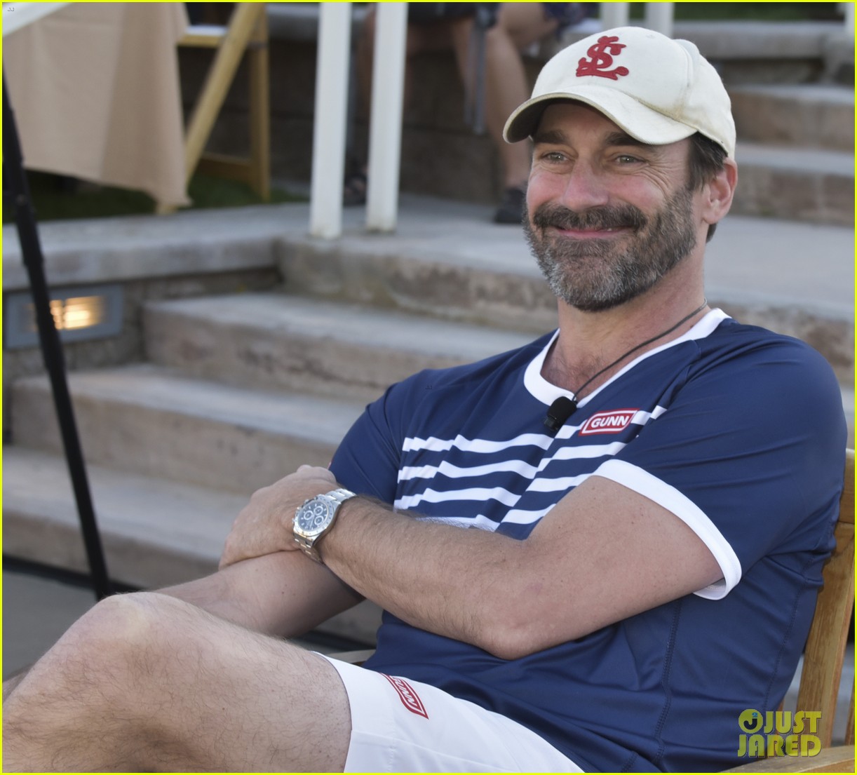Jon Hamm Helps Raise Over $100K At Desert Smash Charity Tennis Match ...