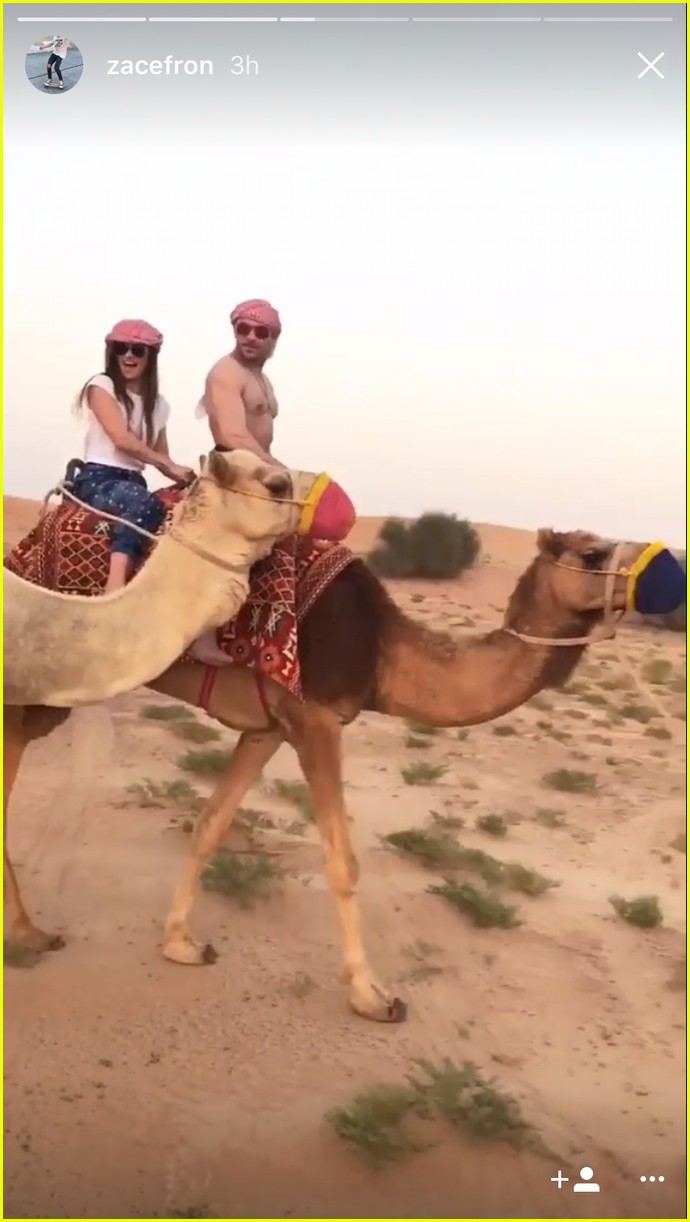 Zac Efron Riding A Camel Shirtless Is Everything You Dreamed It Would