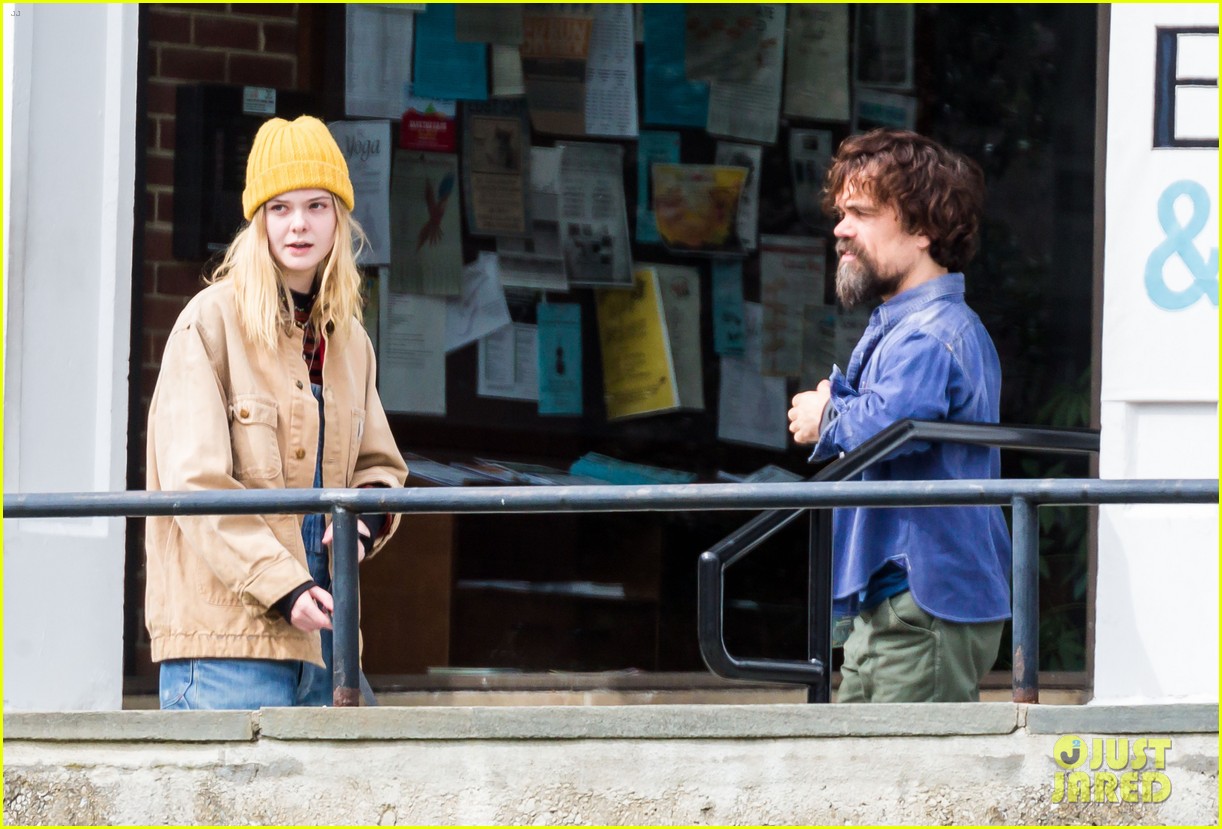 Elle Fanning & Peter Dinklage Film Their Apocalypse Movie 'I Think We're Alone Now'!: Photo ...