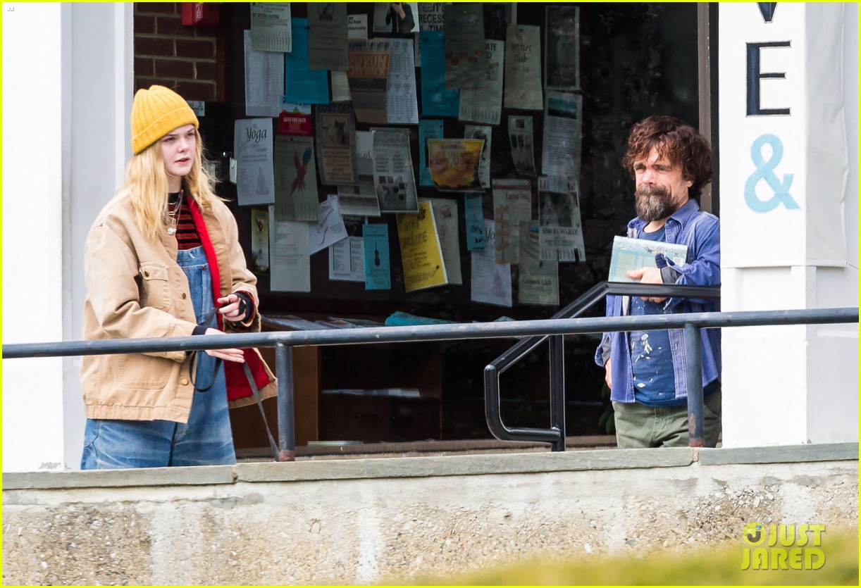 Elle Fanning & Peter Dinklage Film Their Apocalypse Movie 'I Think We're Alone Now'!: Photo ...