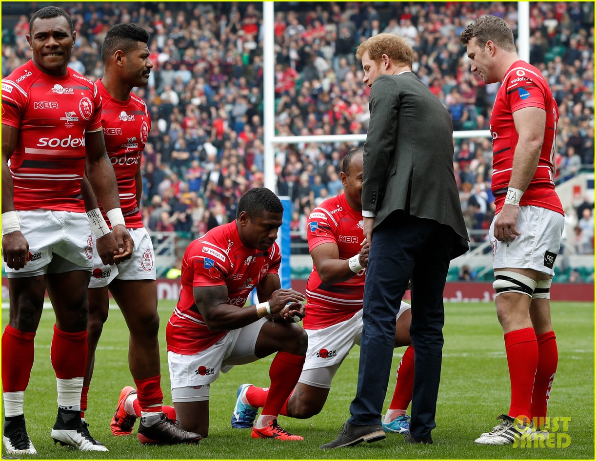 Prince Harry Checks Out the Army-Navy Rugby Match in London!: Photo ...