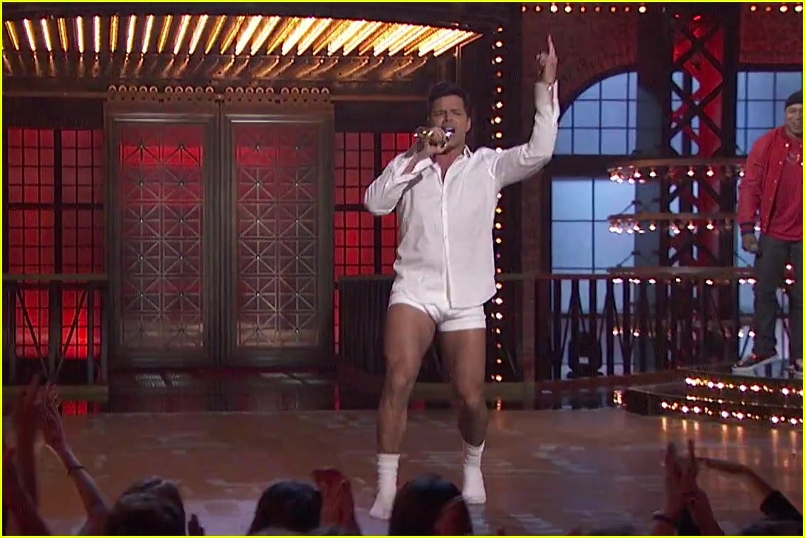 Ricky Martin Dances in Tighty-Whities, Channels Tom Cruise for 'Lip ...