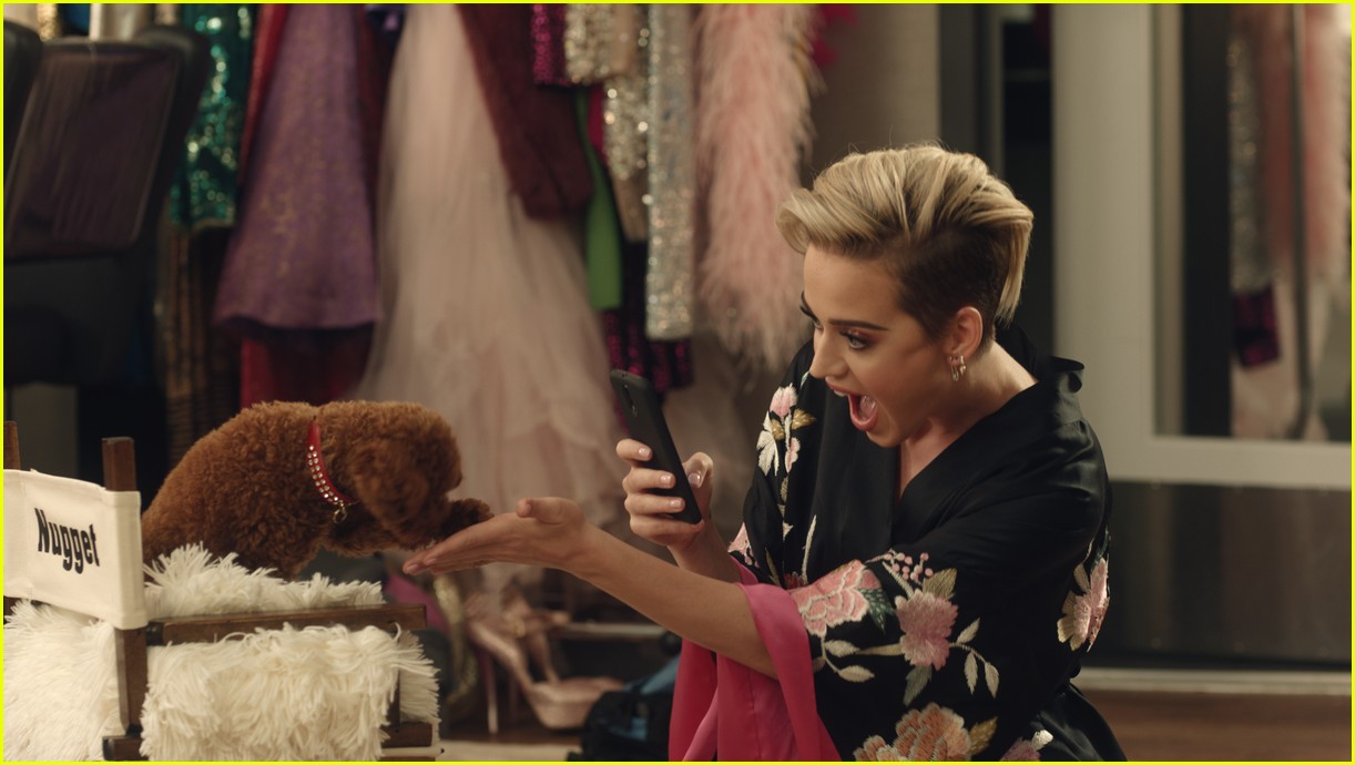 Katy Perry & Her Adorable Pup Nugget Make Their Commercial Debut ...