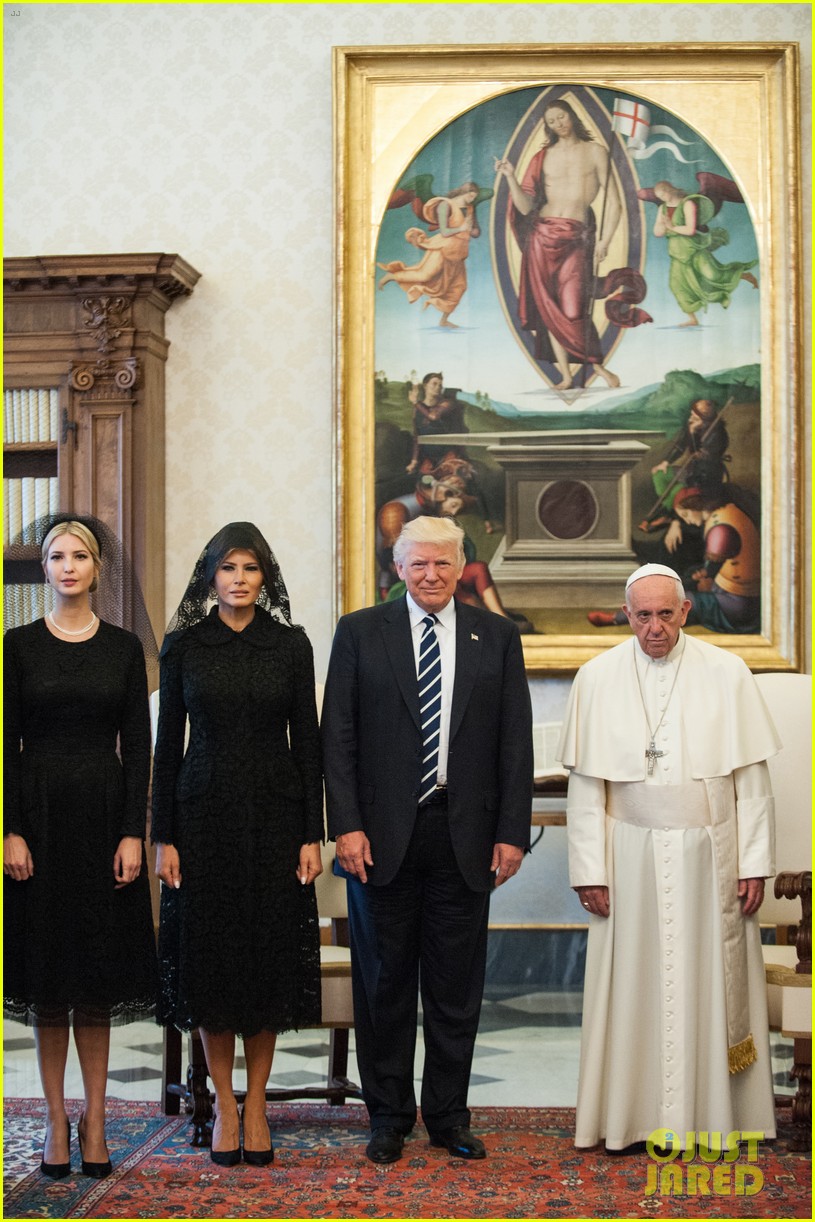 Donald, Melania, & Ivanka Trump Meet Pope Francis, Meeting Described as ...