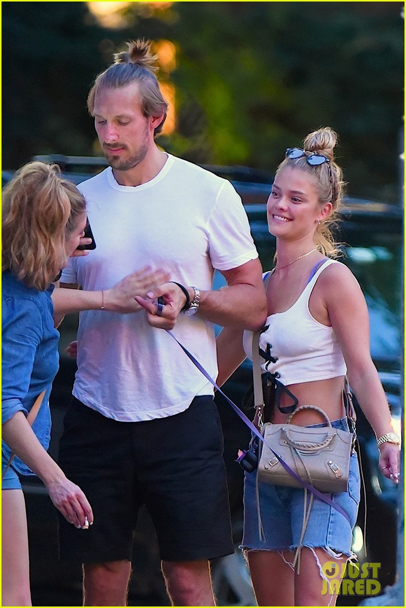 Nina Agdal Hangs with Mystery Guy After Split from Leo DiCaprio: Photo ...