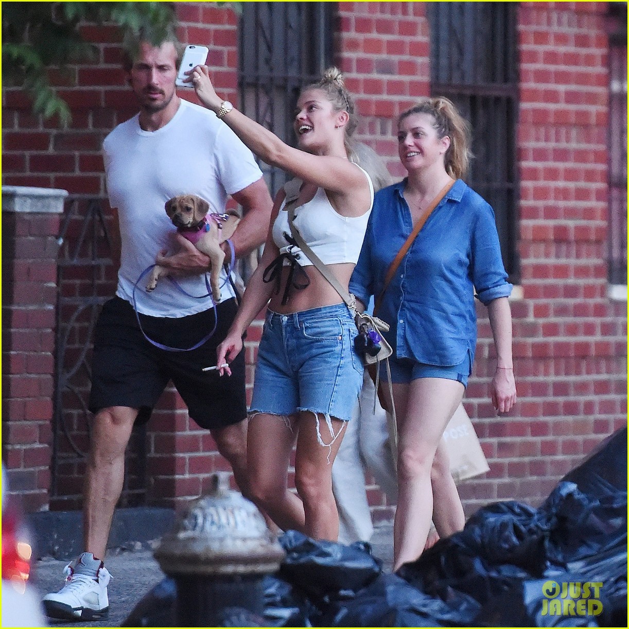 Nina Agdal Hangs with Mystery Guy After Split from Leo DiCaprio: Photo ...