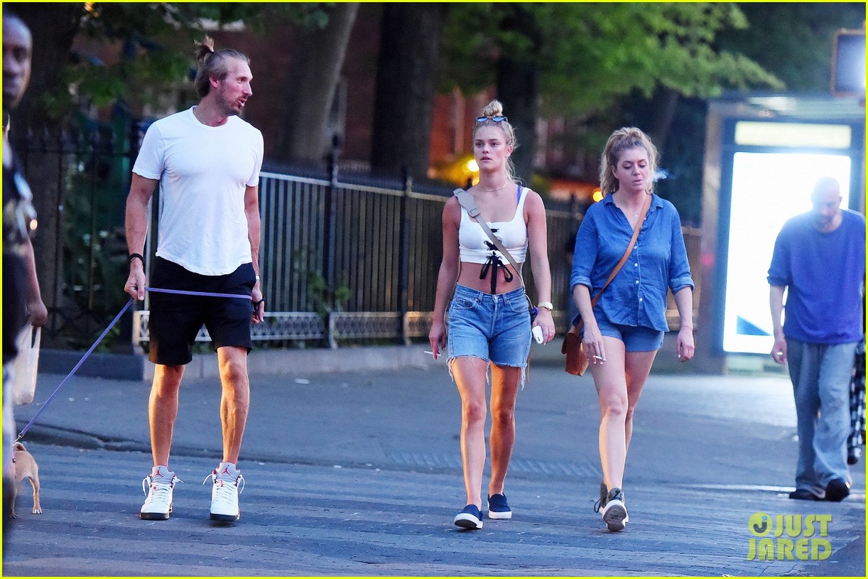Nina Agdal Hangs with Mystery Guy After Split from Leo DiCaprio: Photo ...