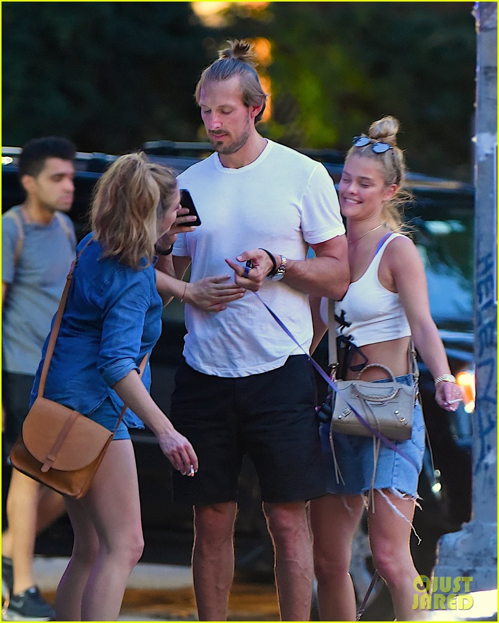 Nina Agdal Hangs with Mystery Guy After Split from Leo DiCaprio: Photo ...