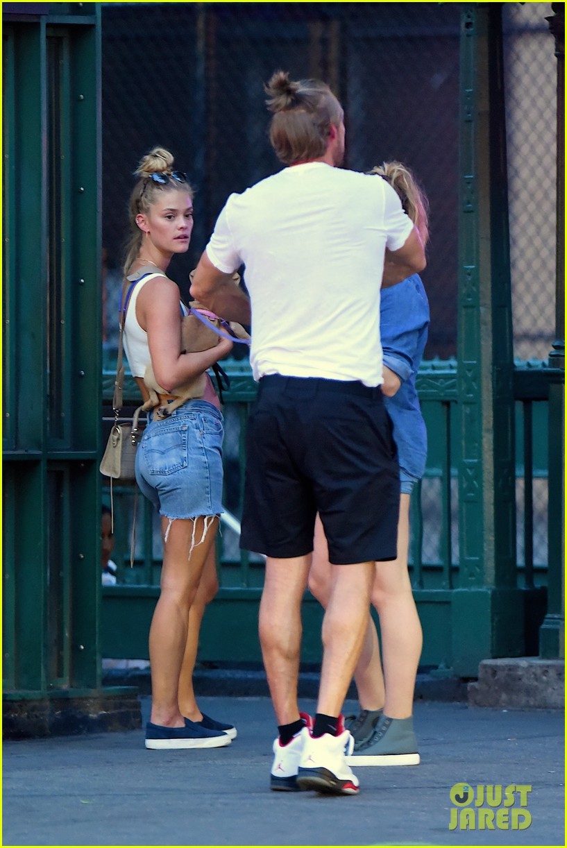 Nina Agdal Hangs with Mystery Guy After Split from Leo DiCaprio: Photo ...