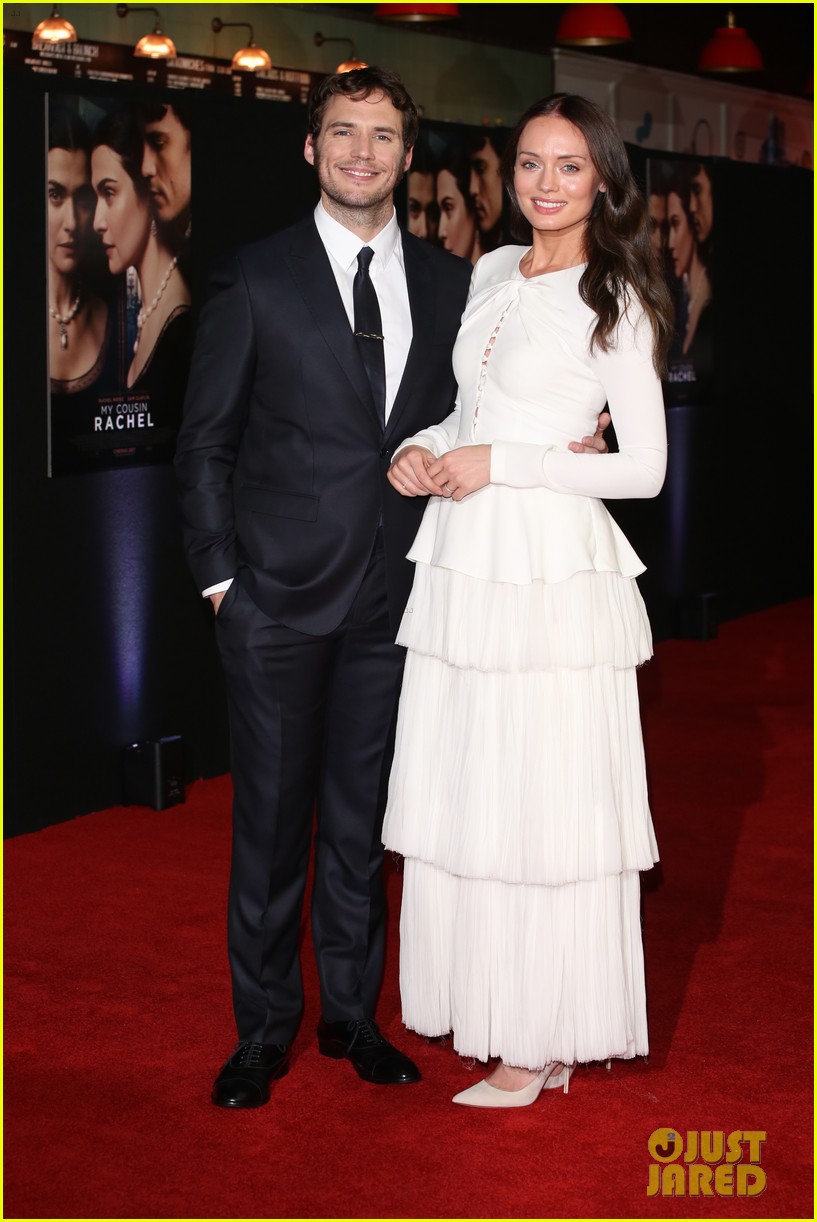 Sam Claflin Has Epic Photo Bomb Moment with Rachel Weisz & Holliday ...