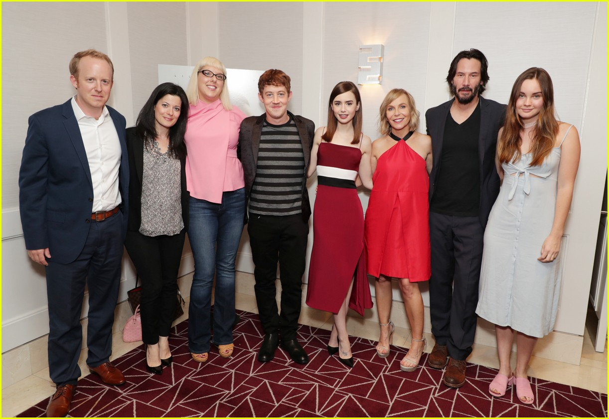 Lily Collins & Keanu Reeves Attend 'To The Bone' LA Screening: Photo ...