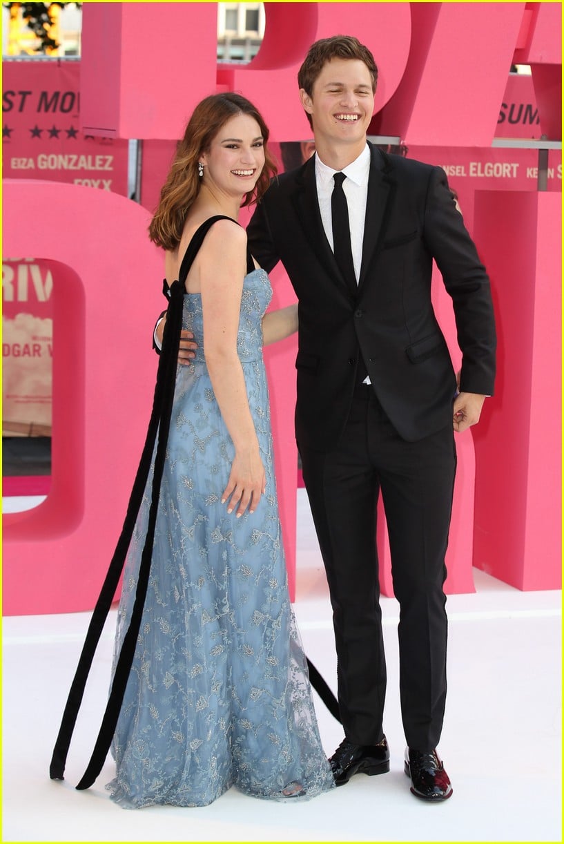 Jon Hamm, Lily James & Ansel Elgort Celebrate 'Baby Driver' European ...