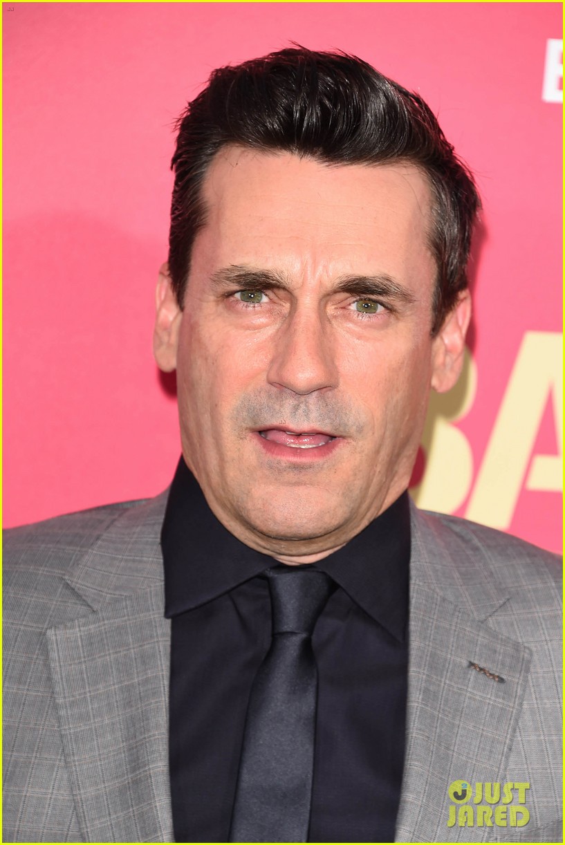 Jon Hamm, Lily James, & Ansel Elgort Premiere 'Baby Driver': Photo ...