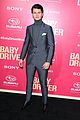 Jon Hamm, Lily James, & Ansel Elgort Premiere 'Baby Driver': Photo ...