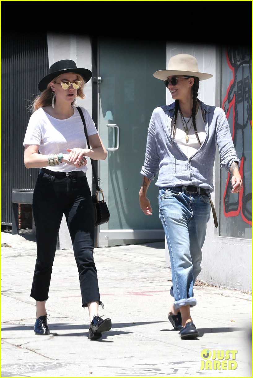 Amber Heard Hangs Out with Her Ex Tasya van Ree: Photo 3915697 | Amber ...