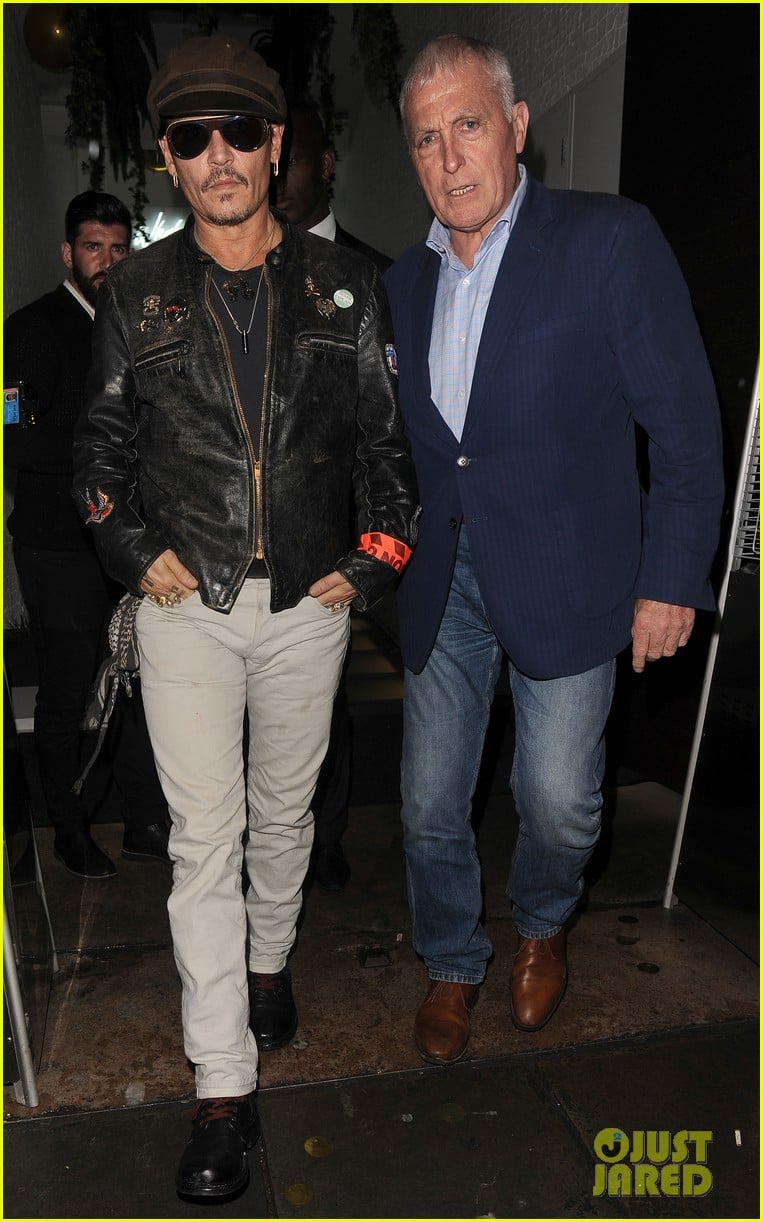 Johnny Depp Has a Night Out in London For a Friend's Birthday: Photo ...