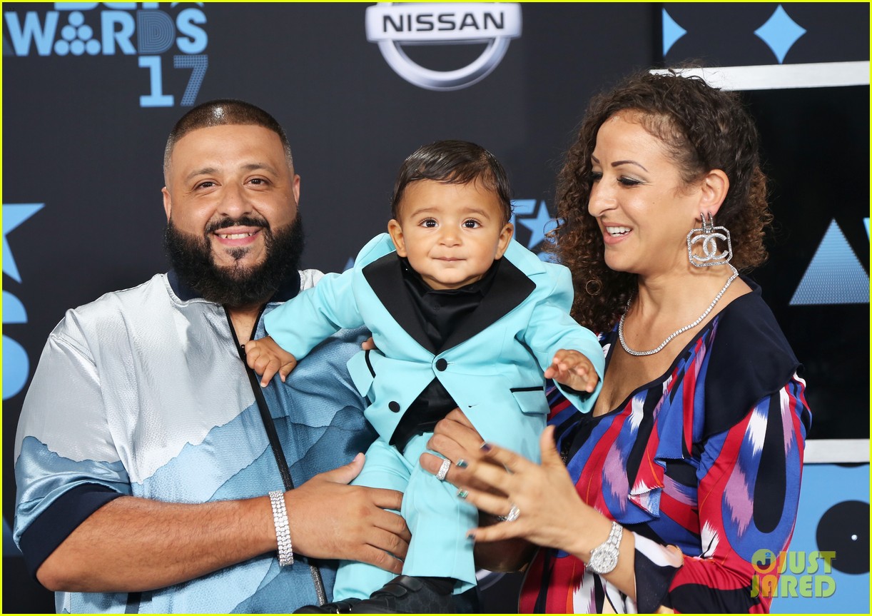 Dj Khlaed Brings Fiancee Nicole Tuck & Son Asahd to BET Awards 2017 ...
