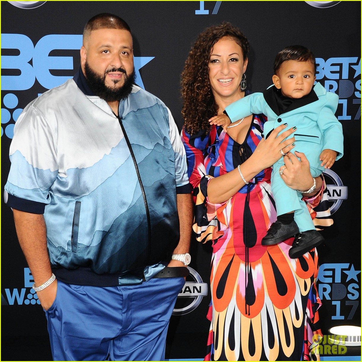 Dj Khlaed Brings Fiancee Nicole Tuck & Son Asahd to BET Awards 2017 ...