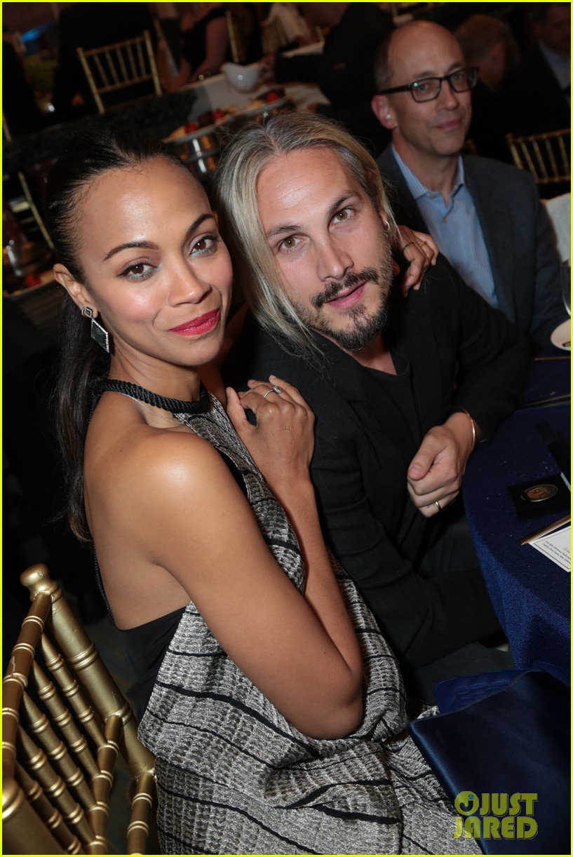 Zoe Saldana & Hubby Marco Perego Couple Up At Navy SEAL Foundation ...