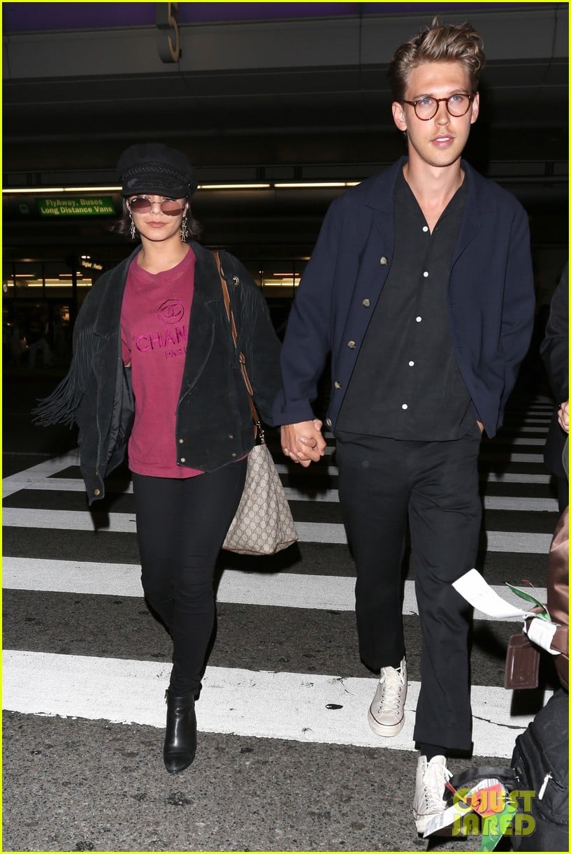 Vanessa Hudgens & Austin Butler Return Home From Romantic Hamptons Trip ...