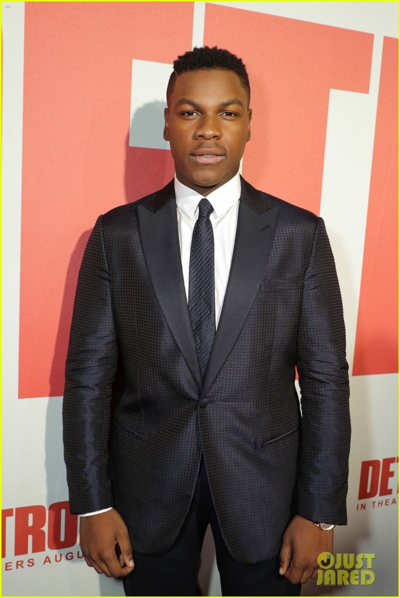 John Boyega & Anthony Mackie Suit Up for 'Detroit' Premiere: Photo ...