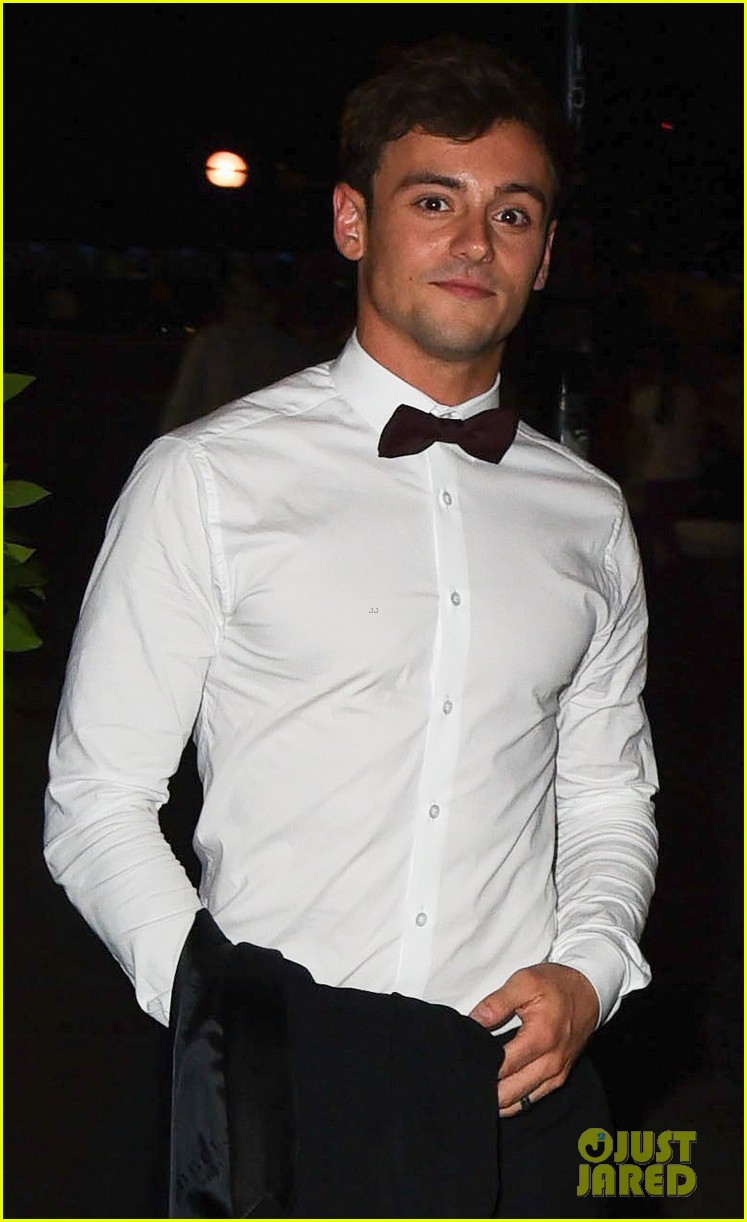 Tom Daley Supports Husband Dustin Lance Black at Pride Gala in London ...