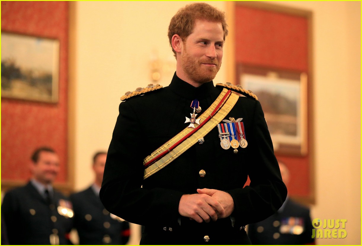 Prince Harry Dons Military Uniform for RAF Honington 75th Anniversary ...